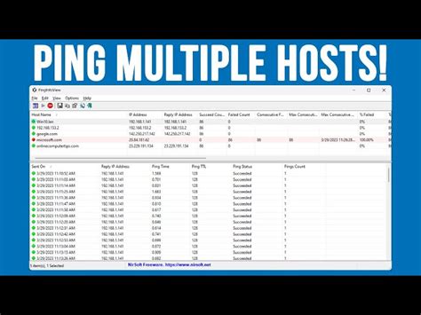 Ping 100 Ip Address At The Same Time Youtube How To Ping An Ip Address