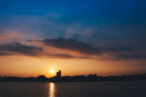 Free Images 4k Wallpaper Afterglow Backlit Beach Blur Blurry