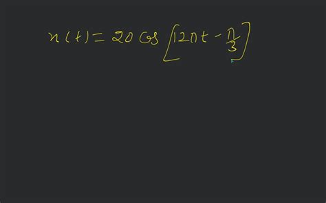 A Particle Executes Shm With An Equation Of Motion Given By Xt 200c