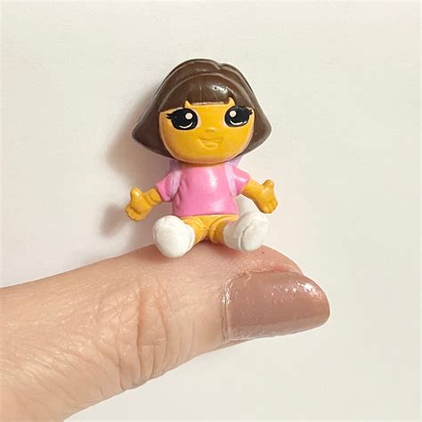 Tiny Dora Miniature Toy Doll Mini Etsy