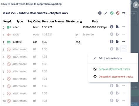 Improve Tracks Screen · Issue 482 · Mifi Lossless Cut · Github