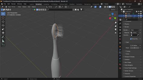 Does Anyone Know Why My Particle System Is Emitting Hairs Like This Some Of The Hairs Go The