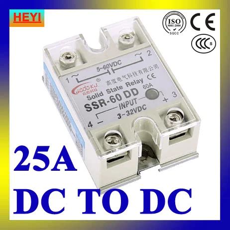 SSR DD Single Phase Solid State Relay SSR DD Input V DC Load Voltage V DC In Relays