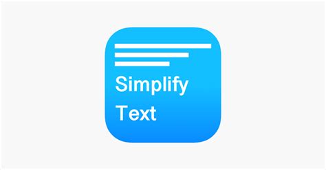 ‎simplify text en app store