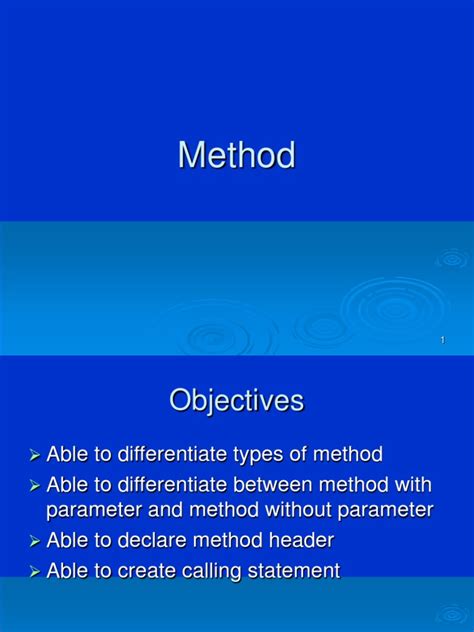 pcp chapter 6 method pdf parameter computer programming