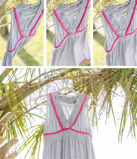 Diy Pom Pom Trimmed Cover Up