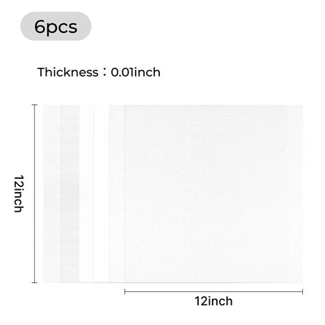 Polypropylene Sheet 6pcs