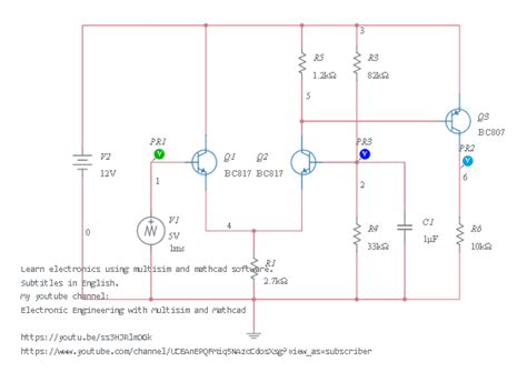 Iv Characteristics Of Common Collector Of Transistor Multisim Live