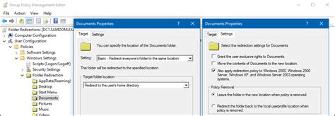 Configuring Windows Profile Folder Redirections Sambawiki