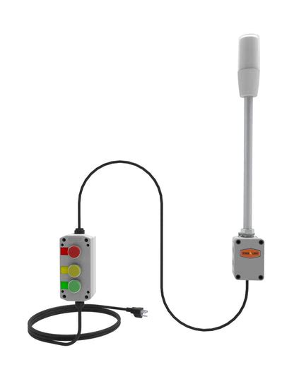 Andon Light Multi Color Optional Audible Alarm Switch Operated Stack