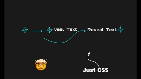 Sleek Text Reveal Animation Using Just Css 🔥 Youtube