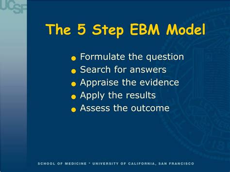 Ppt Evidence Based Medicine A Foundation And Partnership For Ebbm