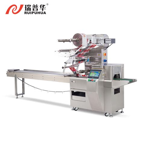 Film Hot Sealing Ruipuhua Standard Export Package Wooden Case Flow Wrapping Machine Servo