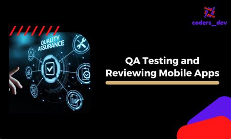 Qa Test And Review Your Mobile Apps For Bugs Ui And Usability By Codersdev Fiverr