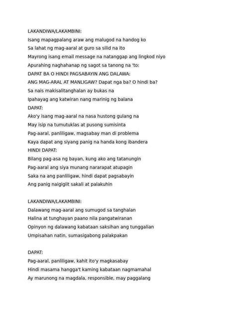 Balagtasan Script Pdf