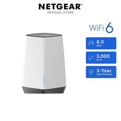 Netgear Sxs80 Orbi Pro Wifi 6 Ax6000 Tri Band Mesh Add On Satellite Lazada Singapore