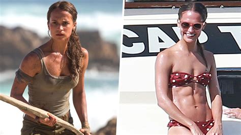 Alicia Vikander Lara Croft Diet And Exercise Marie Claire