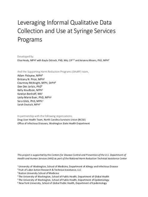 Fillable Online Leveraging Informal Qualitative Data Fax Email Print