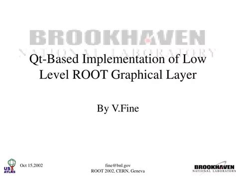 Ppt Qt Based Implementation Of Low Level Root Graphical Layer