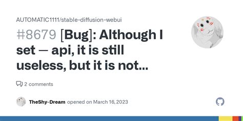 Bug Although I Set Api It Is Still Useless But It Is Not