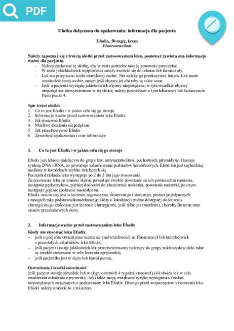 Efudix Cena I Dostępność W Aptekach W Całym Kraju Gdzie Po Lek