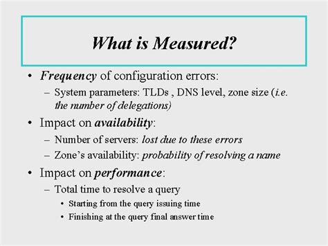 impact of configuration errors on dns robustness v