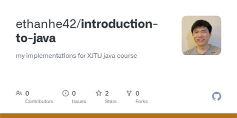 Github Ethanhe42introduction To Java My Implementations For Xjtu