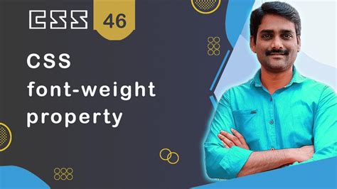Css Font Weight Property Make Text Bold Css Tutorial 46 Youtube
