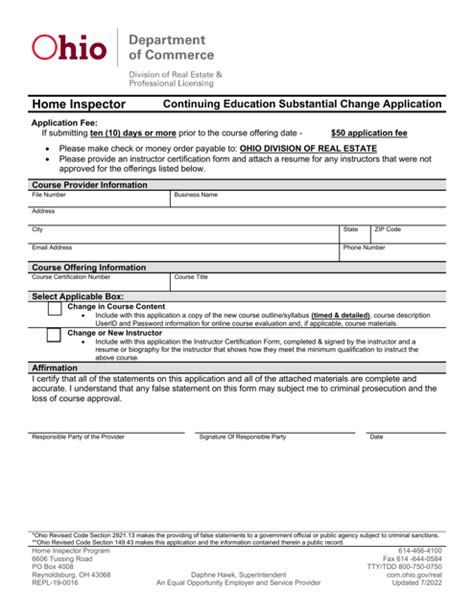 Form Repl 19 0016 Fill Out Sign Online And Download Fillable Pdf Ohio Templateroller