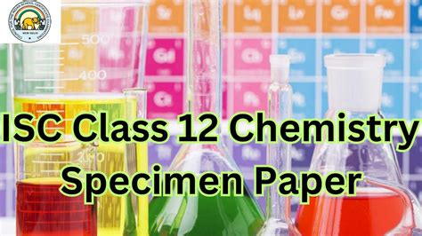 ISC Class Chemistry Specimen Paper Solved PDF Download