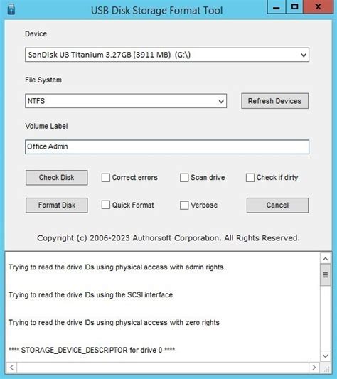 Usb Disk Storage Format Tool For Windows 11 10 8 7 Vista Xp