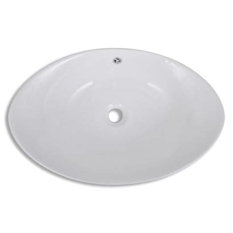 Luxury Ceramic Basin Oval With Overflow 59 X 38 5 Cm