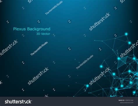 Big Data Visualization Fractal Element Lines Stock Vector Royalty Free 1259731162 Shutterstock