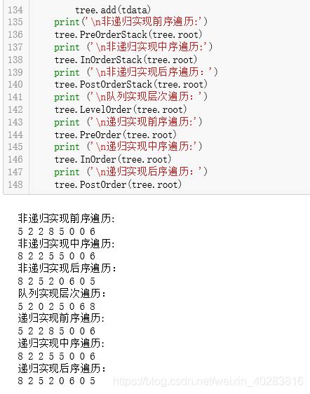 Python 之二叉树存储、建立及遍历实现 Csdn博客