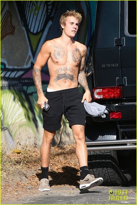 Justin Bieber Shirtless Photoshoot