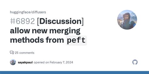 [discussion] allow new merging methods from `peft` · issue 6892