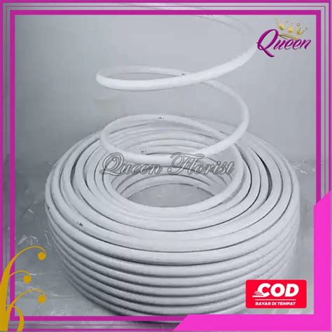 Jual Pipa Flexible Diameter Putih Per 10 Meter Pipa Elastislentur Dekorasi Lampu Shopee