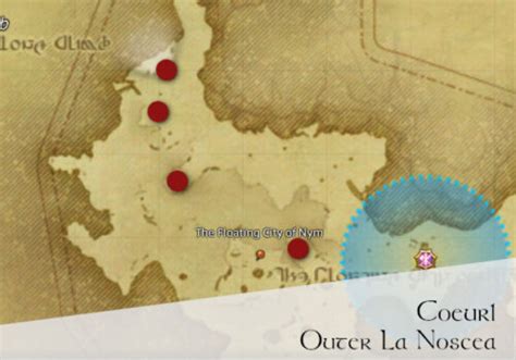 Ffxiv Coeurl Location Map Ff14 Hunting Log