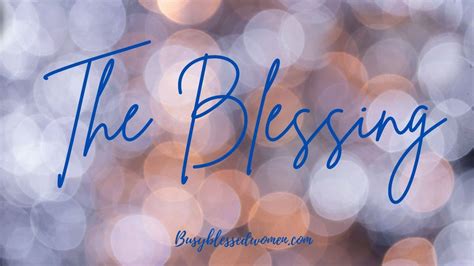 The Blessing Numbers 624 26 Busy Blessed Women