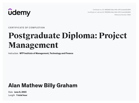 Alan Mathew Billy Graham On Linkedin Udemy Course Completion Certificate