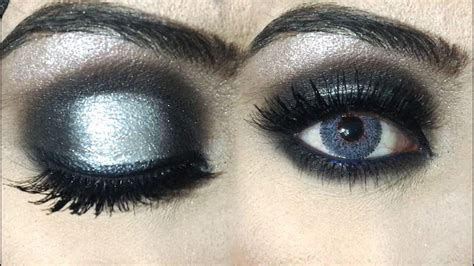 Classic Black Smokey Eye With Glitter Makeup Tutorial Reet Makeup