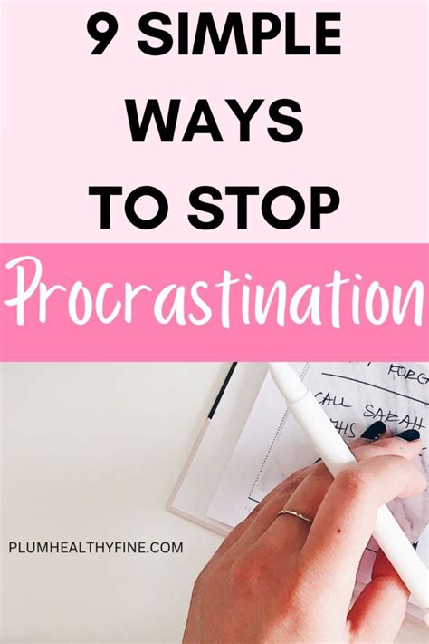 How To Stop Procrastinating 9 Best Ways To Get Things Done