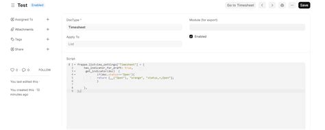 Timesheet Status Not Updating Properly User Forum Frappe Forum