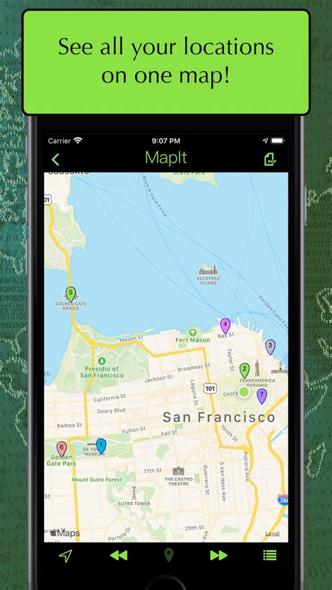 MapIt Map Multiple Locations для iPhone Скачать