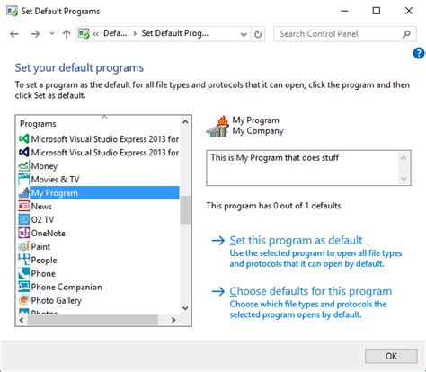 Java Inno Setup Extending Windows Default Apps List Stack Overflow