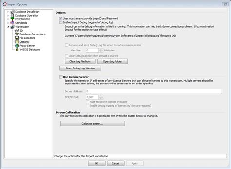 Options Arden Software Support Hub