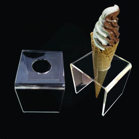 Plexiglass Countertop Ice Cream Cone Holder 1 Hole Etsy
