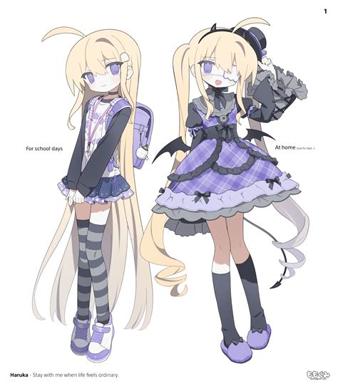 Daizu Melon Lemon Original Highres 1girl Ahoge Backpack Bag