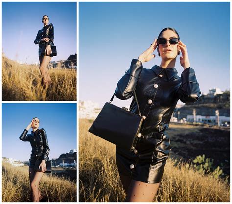 Film Portra 400 Fashion Editorial At Sunset Medium Format