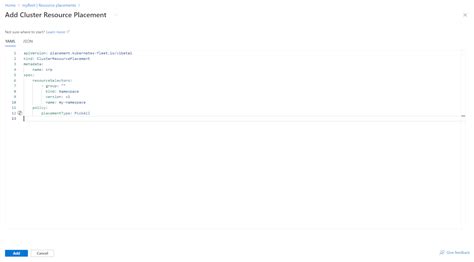 quickstart propagate resources from an azure kubernetes fleet manager fleet hub cluster to